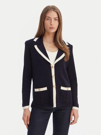 Luisa Spagnoli Strickjacke Meridien 100357 Dunkelblau Regular Fit