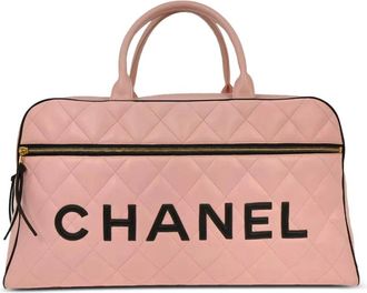Chanel 1994-1996 Bowling-Tote Bag - Rosa