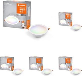 Ledvance LED SPOT INTEGRATED &Oslash; 17cm, Einbaudecken Spot f&uuml;r den Innenbereich, dimmbar, 12W, Farbtemperatur 2700-6500 K, RGB Licht bis 16 Mio. Farben, 1000 Lumen
