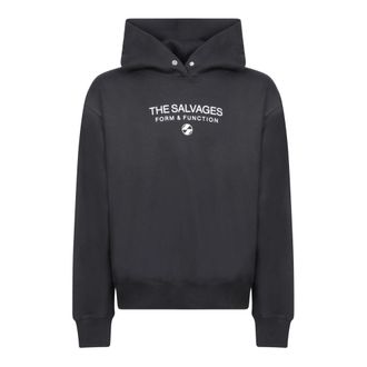 The Salvages Schwarzer Kapuzenpullover Herren Ss23 - - Sweatshirts & Hoodies - Herren - Schwarzk - M