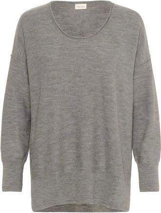 Part Two NouraPW PU Strik - Femme - Pulls - Gris - Taille: 46 FR