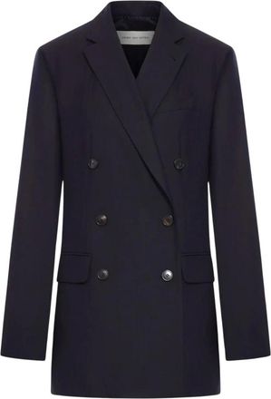 Dries Van Noten Femme, Vestes, Bleu, Taille: 42 FR Blazer Crois&eacute;