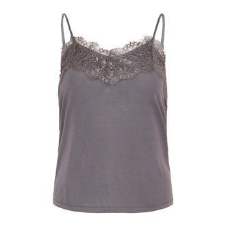 Ichi Ichi - Rayures Grises Haut &Eacute;l&eacute;gant - Femme - Tops - Brun - Taille: 36 FR