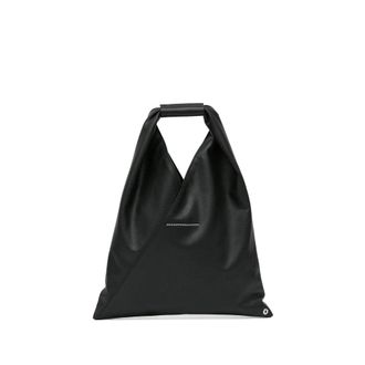 Maison Margiela Debossed Numeric Artwork Top Handle Bag - Black