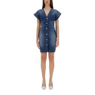 Moschino Abito Denim - - Dresses - Damen - Blau - S