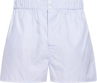 Brioni Homme, Sous-v&ecirc;tements, Bleu, Taille: S Boxers c&ocirc;tel&eacute;s