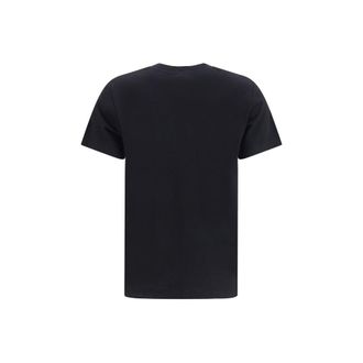 Balmain Embroidered Logo Cotton T-Shirt - Black