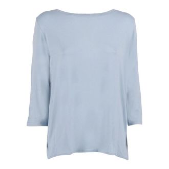 Majestic Filatures Damen, Strickwaren, Blau, LGr&ouml;&szlig;e