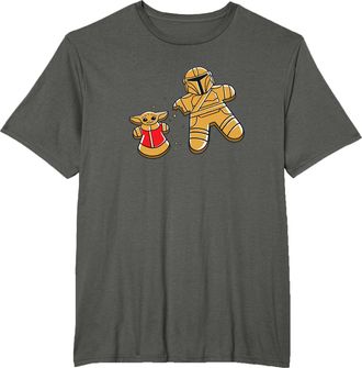 Star Wars Mandalorian & Grogu Christmas Gingerbread Cookies T-Shirt