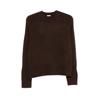 Joseph Rippstrick-Pullover mit Rundhalsausschnitt - - Knitwear - Damen - Braun - M