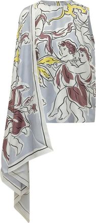 Tory Burch Femme, Blouses et Chemises, Multicolore, Taille: 36 FR Asymmetric Draped Top