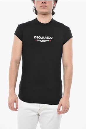 Dsquared2 Slim Fit Ribbed Crew Neck T-Shirt size Xxl