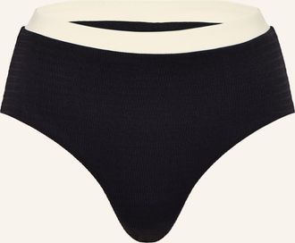 Seafolly High-Waist-Bikini-Hose Bandwave schwarz