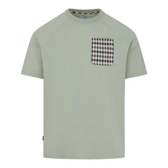 Aquascutum Active Raglan Pocket Tee - - Tops - Herren - Gr&uuml;n - 3XL
