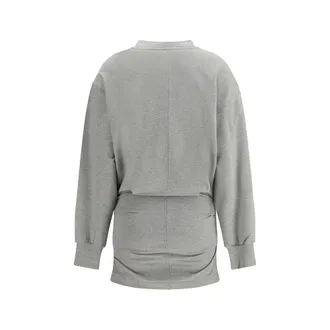 The Attico Womens Gray Cotton Casual Dress