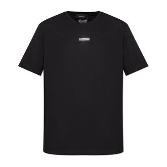 Dsquared2 Homme, Tops, Noir, Taille: XL T-shirt avec application logo