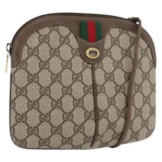 Gucci Sac bandouli&egrave;re GG Canvas Vintage Pre-owned - Femme - Pre-owned - Beige - Taille: ONE Size