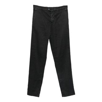 Kiton Hose mit Logo-Patch - - Trousers - Herren - Blau - W33