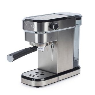 Salter Espressomaschine mit Milchaufschäumer und Kanne - Einzel- oder Doppelbezug, 20-Bar italienische Druckpumpe, für gemahlenen Kaffee geeignet, 1,1 l abne