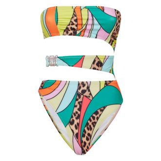 Philipp Plein Femme, Maillots de bain, Multicolore, Taille: 38 FR One-piece