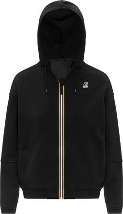 K-Way Femme, Sweatshirts et sweats &agrave; capuche, Noir, Taille: 40 FR Zip-throughs