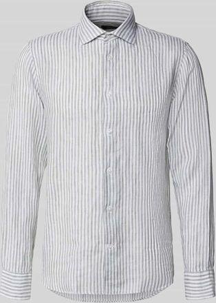 Matinique Modern Fit Freizeithemd aus Leinen mit Kentkragen