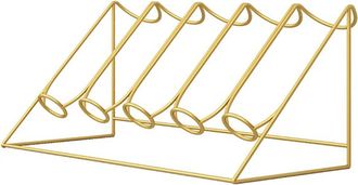 Generic Weinregal für Die Arbeitsplatte, Weinhalter aus Metall, Umgekehrtes Design, Stabil und Praktisch, Keine Montage Erforderlich, Geeignet für Private und