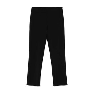 R&oacute;he Femme, Pantalons, Noir, Taille: 38 FR Pantalon Cigarette en N&eacute;opr&egrave;ne Noir