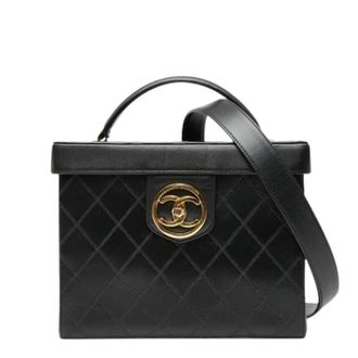 Chanel Pre-owned Bicolor Schultertasche - - Pre-owned - Damen - Schwarzk - ONE SIZE