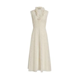 Alberta Ferretti Damen, Kleider, Beige, XSGr&ouml;&szlig;e