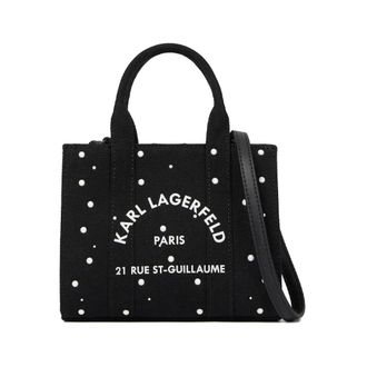 Karl Lagerfeld K/Rsg Square Pearls Mini Tote - - Bags - Damen - Schwarzk - ONE SIZE