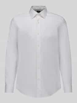 HUGO BOSS Slim Fit Businesshemd mit Kentkragen