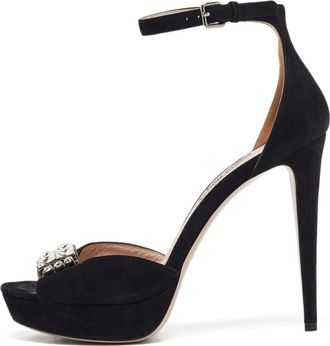 Miu Miu sandales en cuir à talon 130 mm - Noir