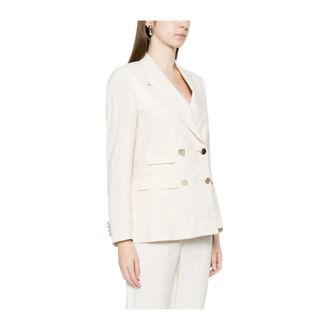 L.B.M. 1911 Zweireihiger Blazer - - Jackets - Damen - Beige - 2XS