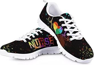 Showudesigns Chaussures dinfirmière pour Femmes Chaussures de Sport légères Chaussures dathlétisme de Remise en Forme pour Femmes de Sport pour Femmes Baskets EU 3