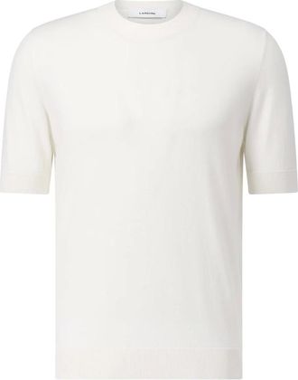 Lardini Homme, Tops, Blanc, Taille: XL T-shirt coupe d&eacute;contract&eacute;e