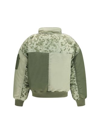Alpha Industries N-2B Colorblock MOD Bomber Jacket - Green