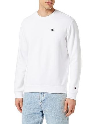 Champion Legacy Basics-Powerblend Fleece Crewneck Sweat, Blanc, XXL Homme