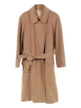 Hermès manteau cache-coeur (années 2000) - Marron