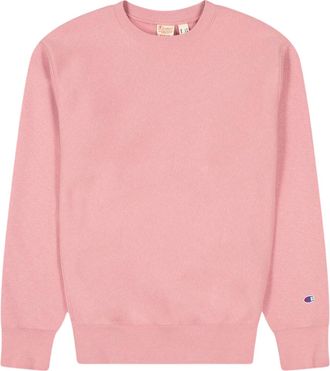 Champion Sweatshirt f&uuml;r Herren, Rundhalsausschnitt, Regul&auml;r, Lang&auml;rmlig (Pink)