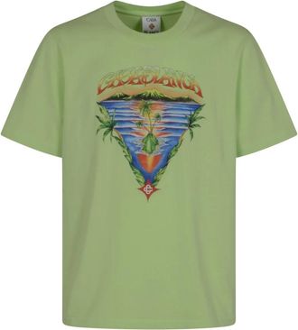 Casablanca Homme, Tops, Vert, Taille: S Innocence Triangle Classic T-Shirt