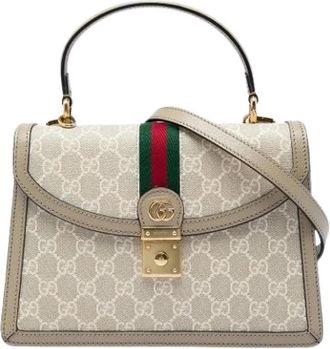 Gucci Pre-owned Vintage Satchel - - Pre-owned - Damen - Beige - ONE SIZE
