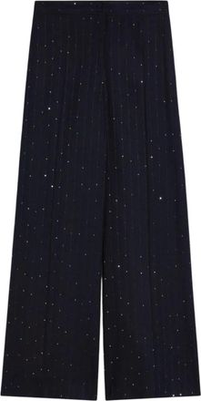Pennyblack Femme, Pantalons, Bleu, Taille: 38 FR Wide Pantalons