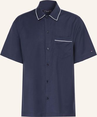 Tommy Hilfiger Kurzarm-Hemd Relaxed Fit blau