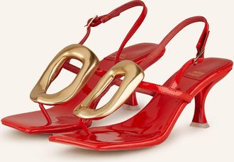 Jeffrey Campbell Zehentrenner Linq-Up-2 rot