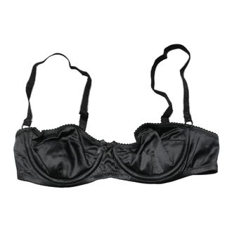 Dolce & Gabbana Femme, Sous-v&ecirc;tements, Noir, Taille: 38 FR Soutien-gorge balconnet &agrave; armatures semi-rembourr&eacute;