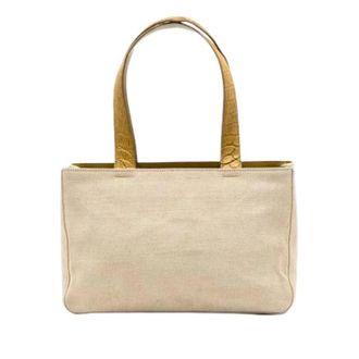 Prada Sac Cabas Pre-owned en Toile - Femme - Pre-owned - Beige - Taille: ONE Size