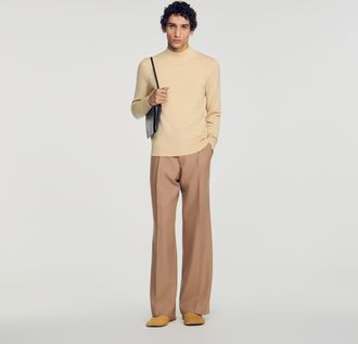 Sandro Wollpullover mit Stehkragen