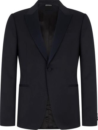 Ermenegildo Zegna Homme, Vestes, Bleu, Taille: M Veste en laine et cachemire