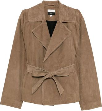 Reformation veste Veda en jean - Marron